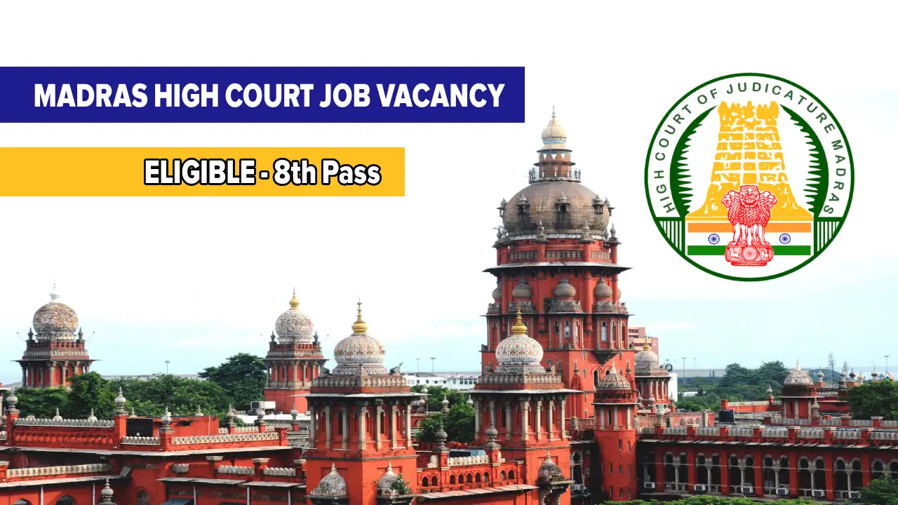MHC Recruitment 2025, Apply Online for 392 Madras High Court Vacancies ...