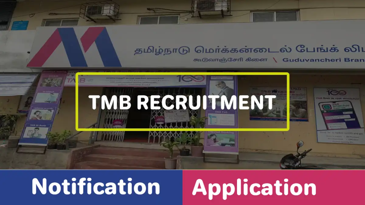 TMB Recruitment 2025 Notification, Application Ends Today for ...
