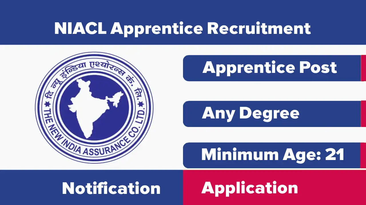NIACL Apprentice Recruitment 2025, Apply Online 500 New India Assurance ...